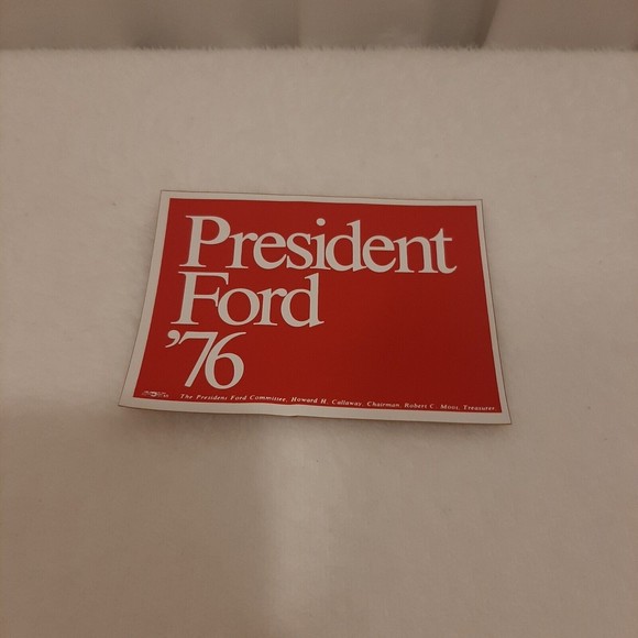 Source Unknown | Other | Sticker 976 President Gerald Ford 76 Campaign ...